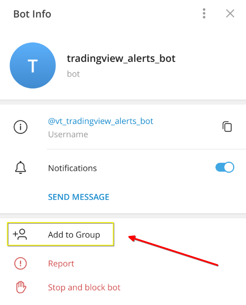 Tradingview Telegram Chart Alert Verrillotrading 