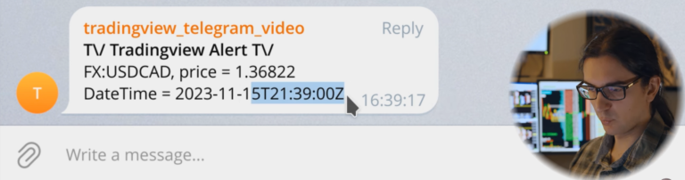 TradingView Telegram Chart Alert – VerrilloTrading